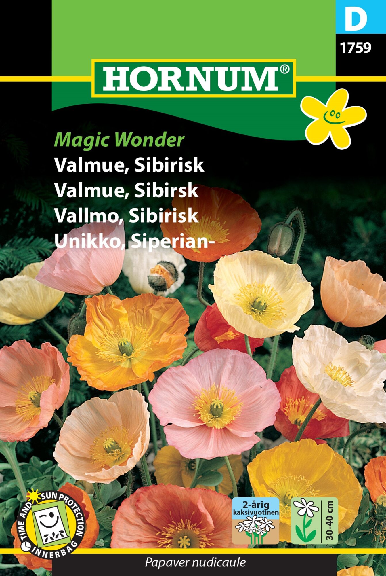 Valmuefrø Magic Wonder - Valmuer i smukke sarte farver. Valmuefrø Magic Wonder - Valmuer i smukke sarte farver.